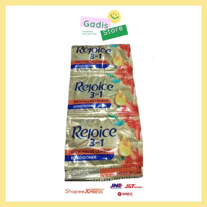 Jual Kondisioner Rejoice 1 Renteng isi 12 Sachet | Shopee Indonesia
