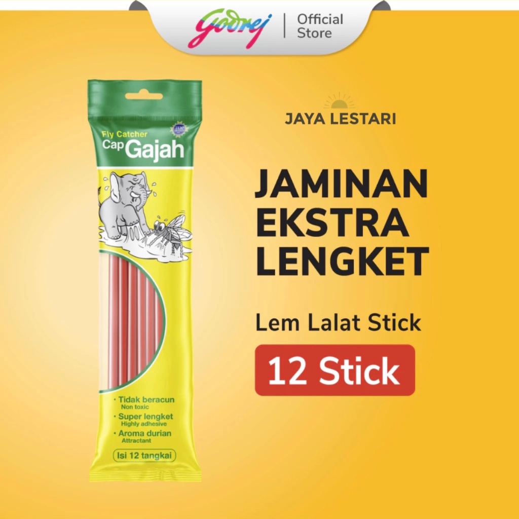 Jual Lem Lalat Cap Gajah (Stick) (Isi 12 Stick/Pack) | Shopee Indonesia