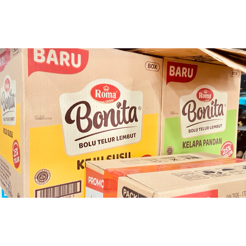 Jual Roma Bonita bolu lembut - karton | Shopee Indonesia