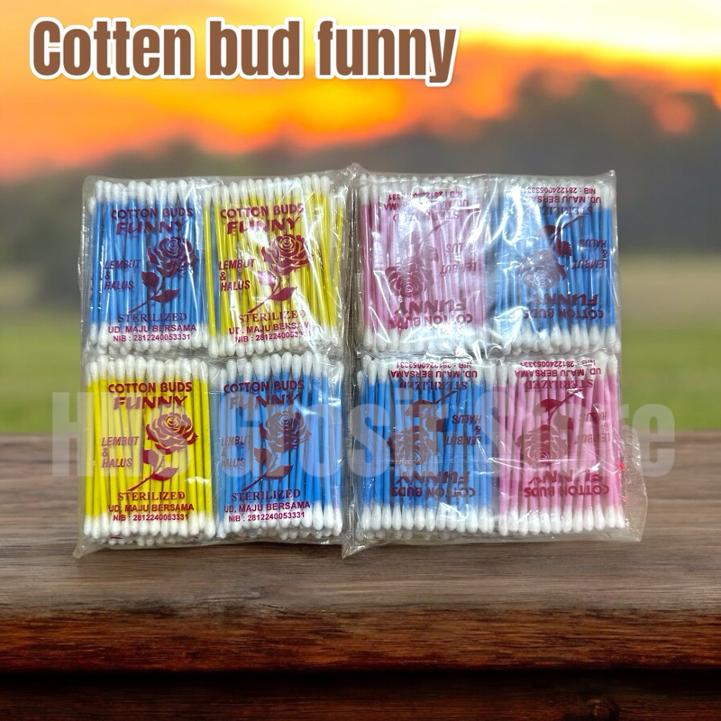 Jual (12pak) Cotten bud - cotton bud motif bunga halus dan lembut ...