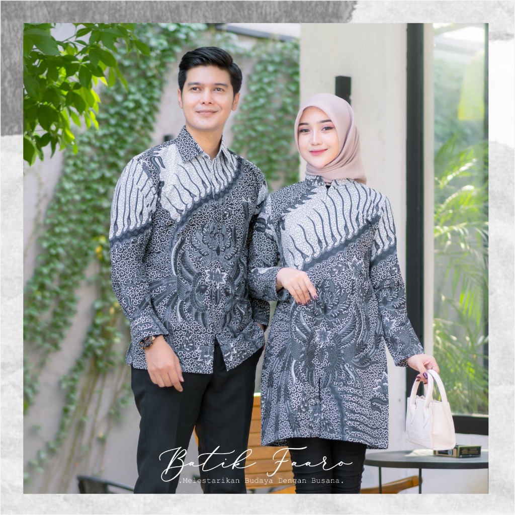 Jual Couple Tunik Batik Kemeja Batik Parang Sulur Exclusive Faaro ...