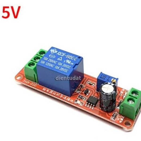 Jual New DC 5V Delay Timer Switch Relay 1-10 sec Adjustable NE555 ...