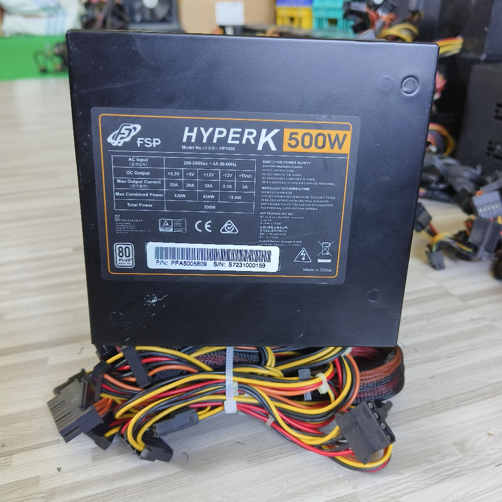 Jual PSU GAMING FSP HYPER-K 500W 80+ PLUS VER1 POWER SUPPLY | Shopee Indonesia