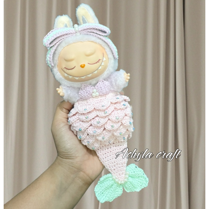 Jual LABUBU DRESS MERMAID SOFT (hand made rajut) | Shopee Indonesia