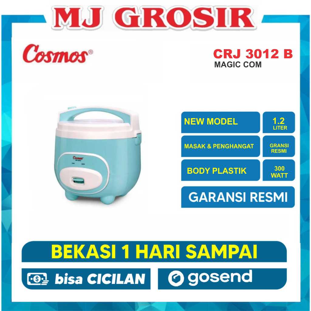 Jual MAGIC COM COSMOS CRJ 3012 PENANAK NASI SERBAGUNA 1.2 LITER ...
