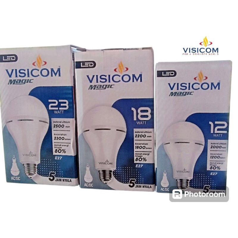 Jual LAMPU LED EMERGENCY VISICOM MAGIC | Shopee Indonesia