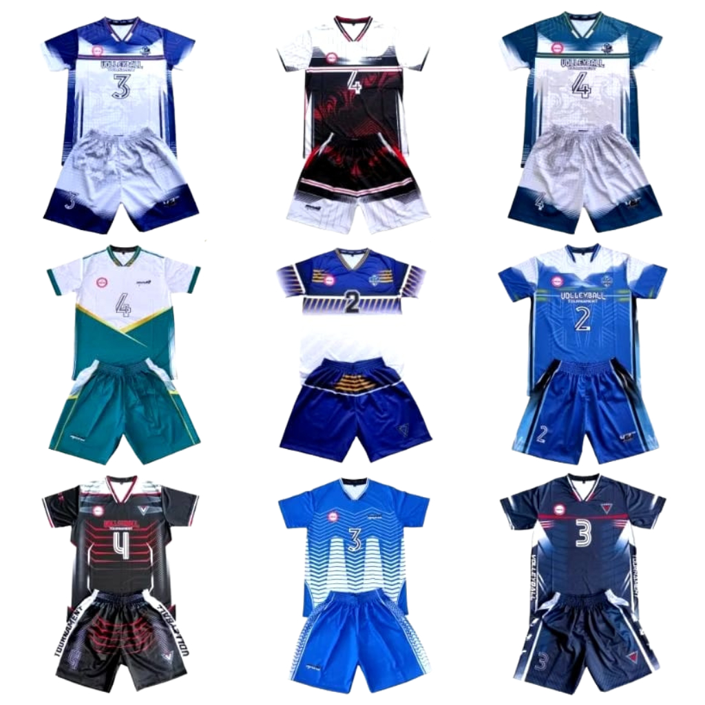 Jual Jersey Baju Kaos Jersy Volly Stelan Volli Seragam Voly Full ...