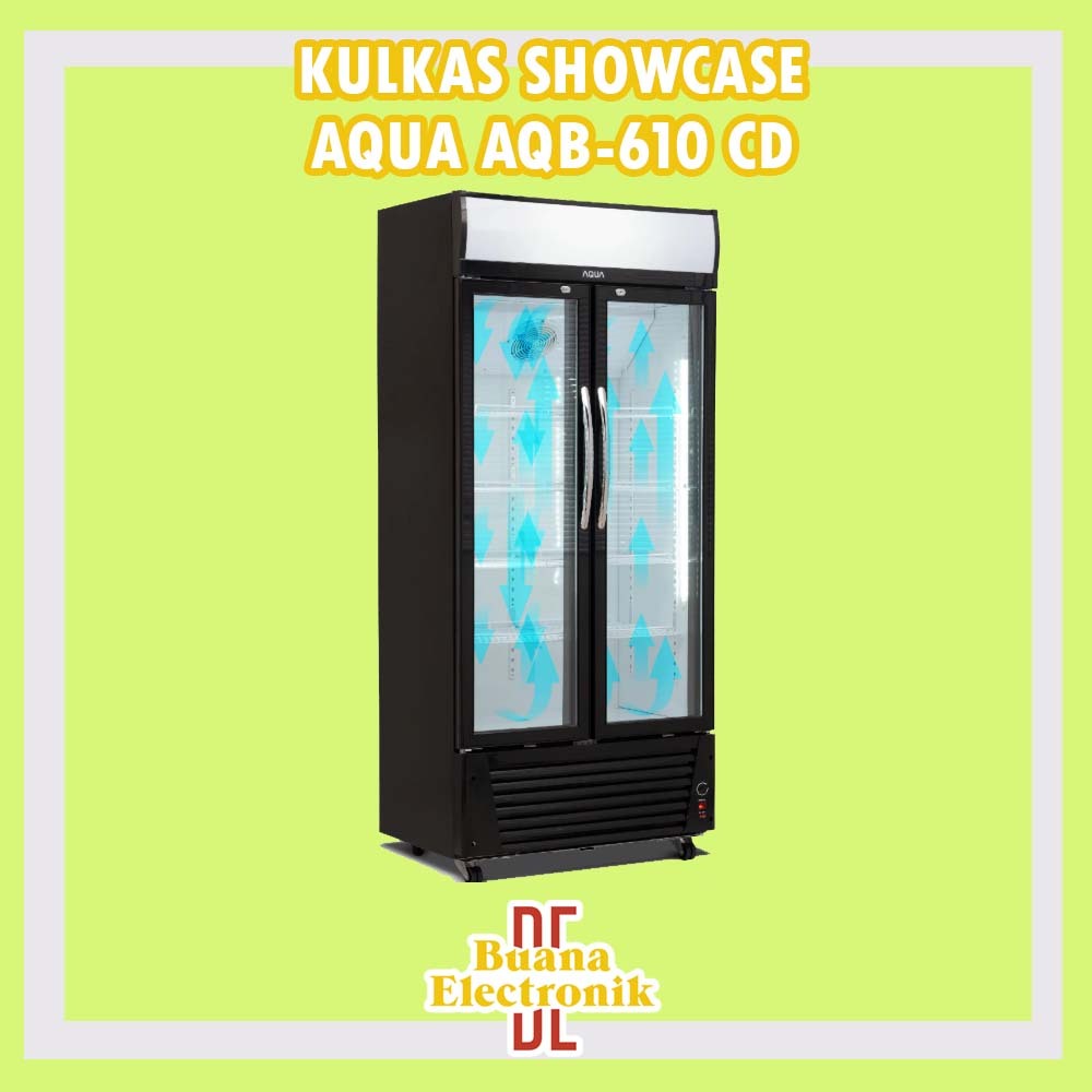 Jual AQUA KULKAS SHOWCASE 600 Liter AQB-610 AQB 610 | Shopee Indonesia