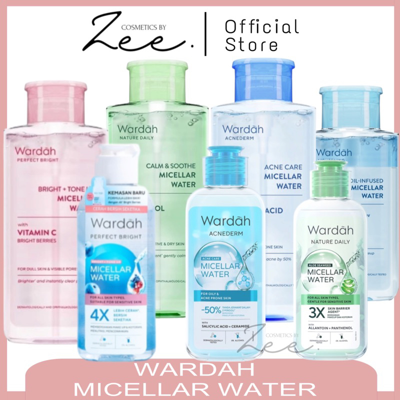 Jual Wardah Micellar Water All Series - Perfect Bright, Calm and Soothe ...