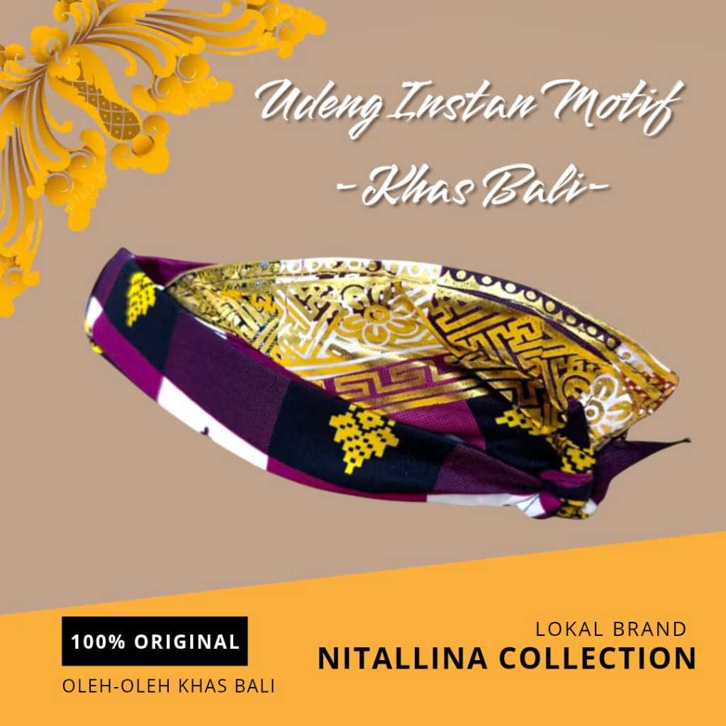 Jual Udeng Bali Instan Asli OLeh Oleh Khas Bali - Aksesoris Adat ...