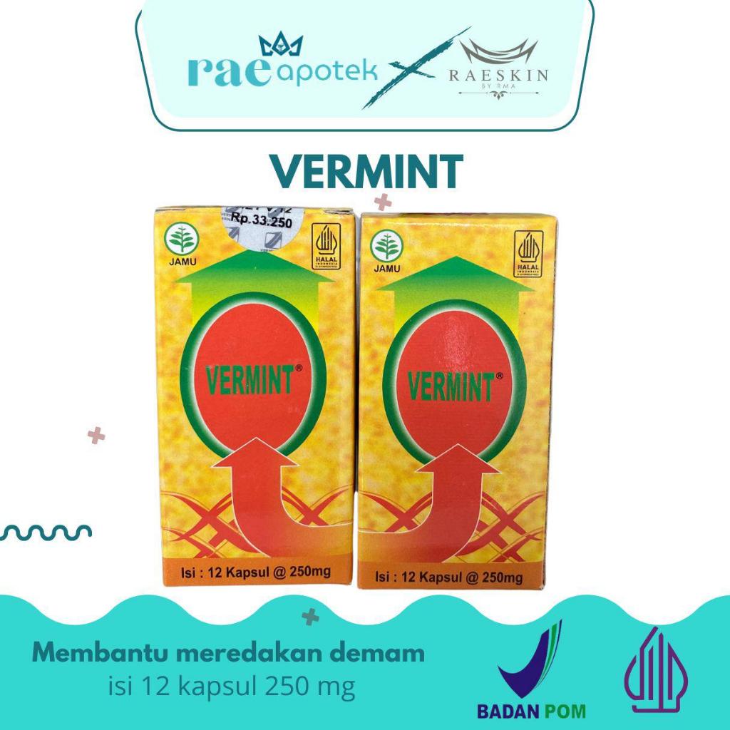 Jual VERMINT KAPSUL CACING ISI 12 KAPS | Shopee Indonesia