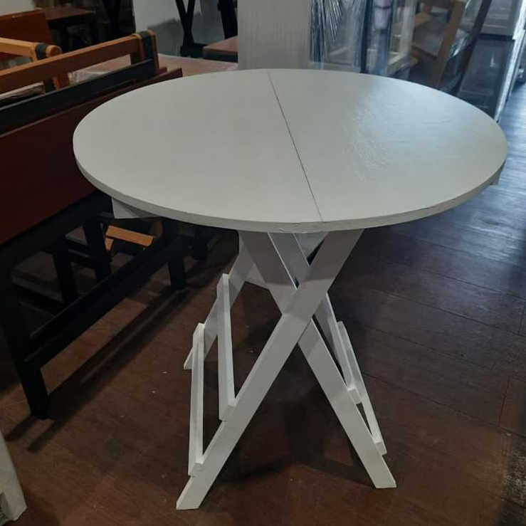 Jual Meja Bulat Lipat Ukuran Custom Diameter 80 cm Tinggi 100 cm ...