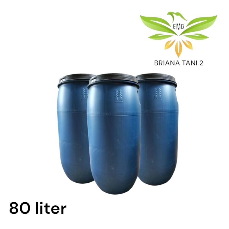 Jual 80 Liter TEMPAT SAMPAH / Tong Air Biru/ Tong Komposter Biru ...