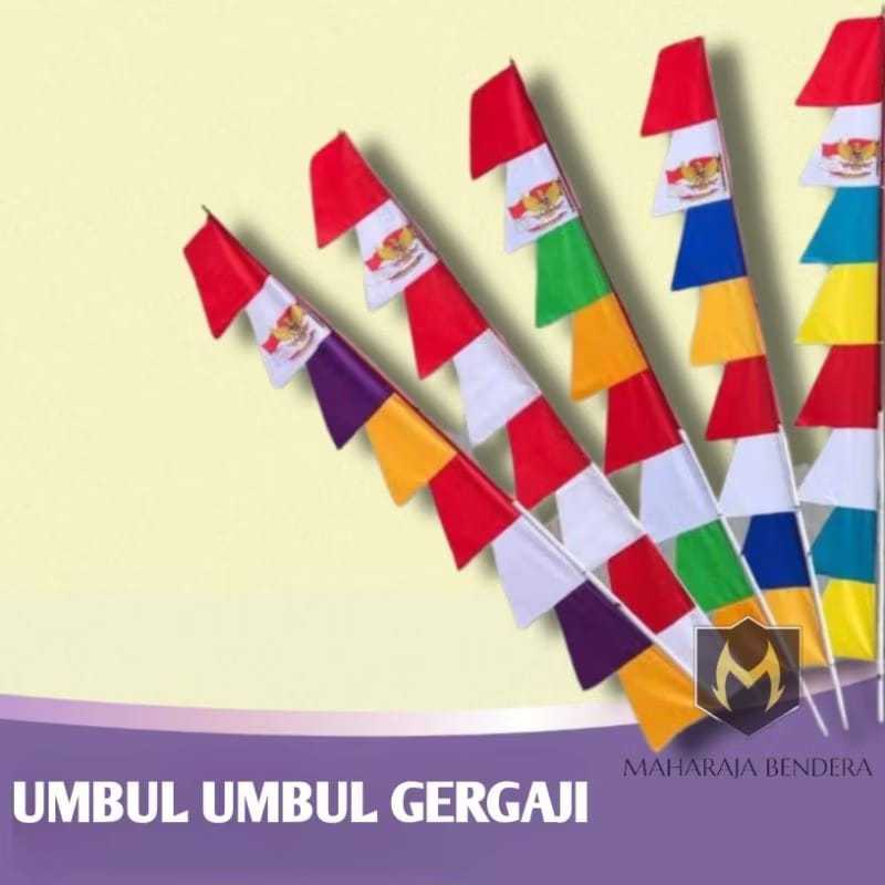 Jual 20 PCS UMBUL UMBUL WARNA WARNI UMBUL UMBUL MERAH PUTIH GARUDA 8 Daun gergaji | Shopee Indonesia