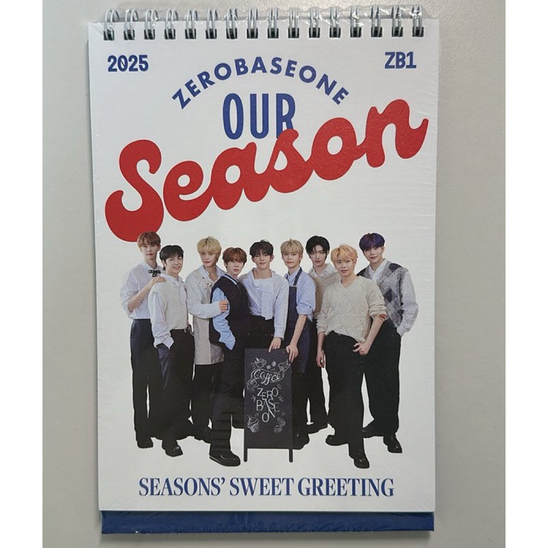 Jual Desk Calender Season Greetings 2025 Zerobaseone ZB1 | Shopee Indonesia