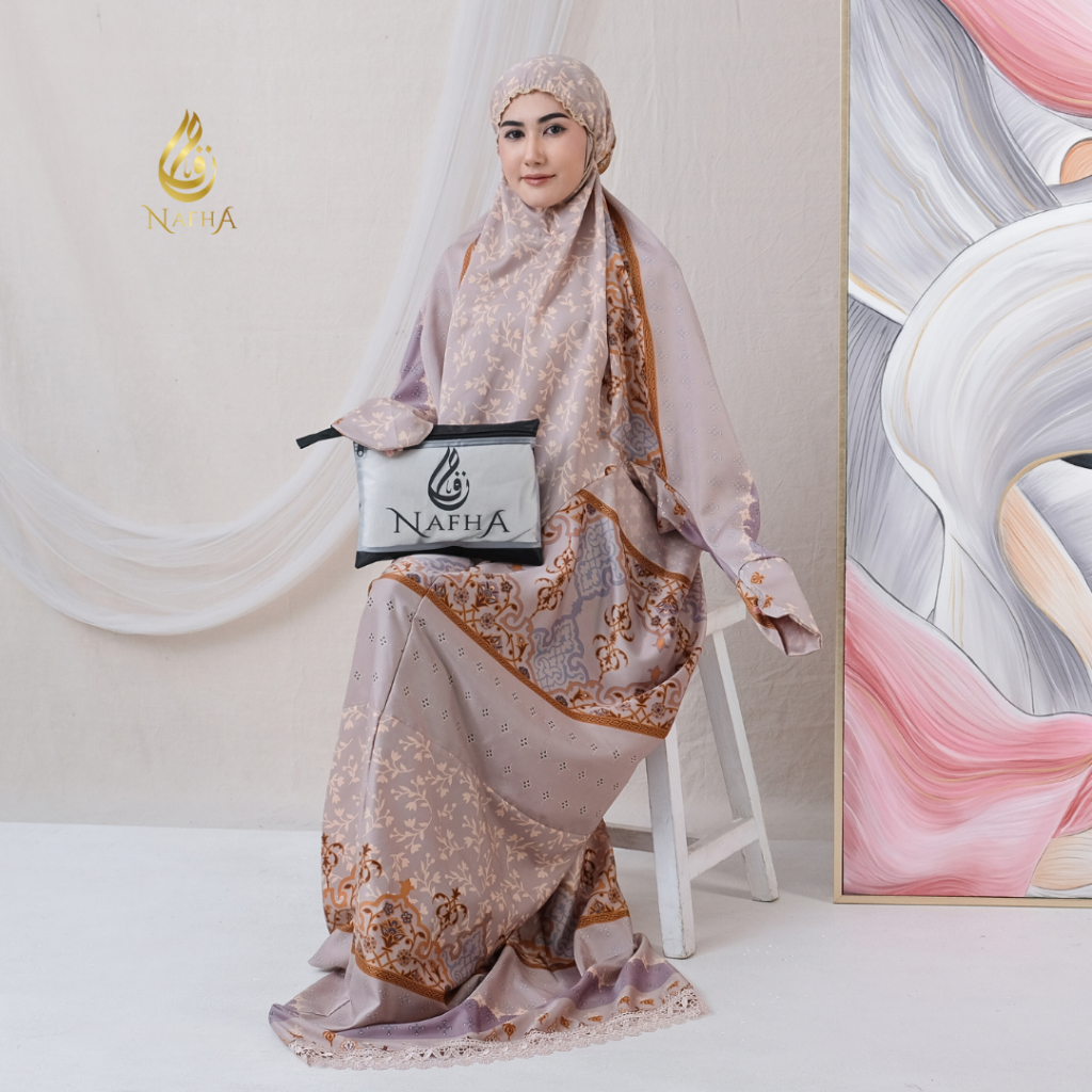 Jual NAFHA - Mukena Terusan Dewasa Maksmara Silk Sultan Series Mukena ...