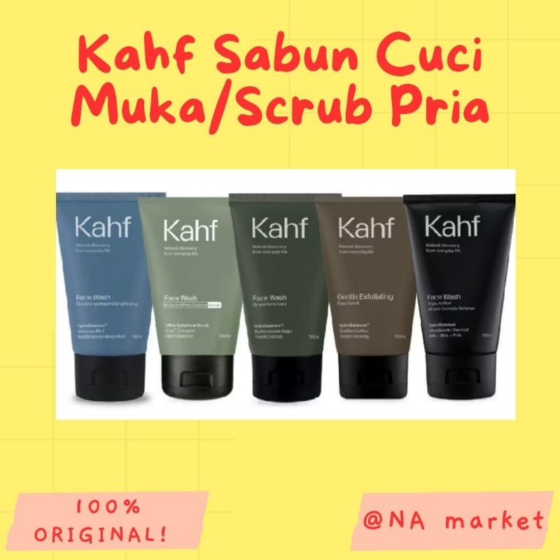 Jual Kahf Face Wash Triple Action / Kahf Oil - Free Acne Care / Kahf ...
