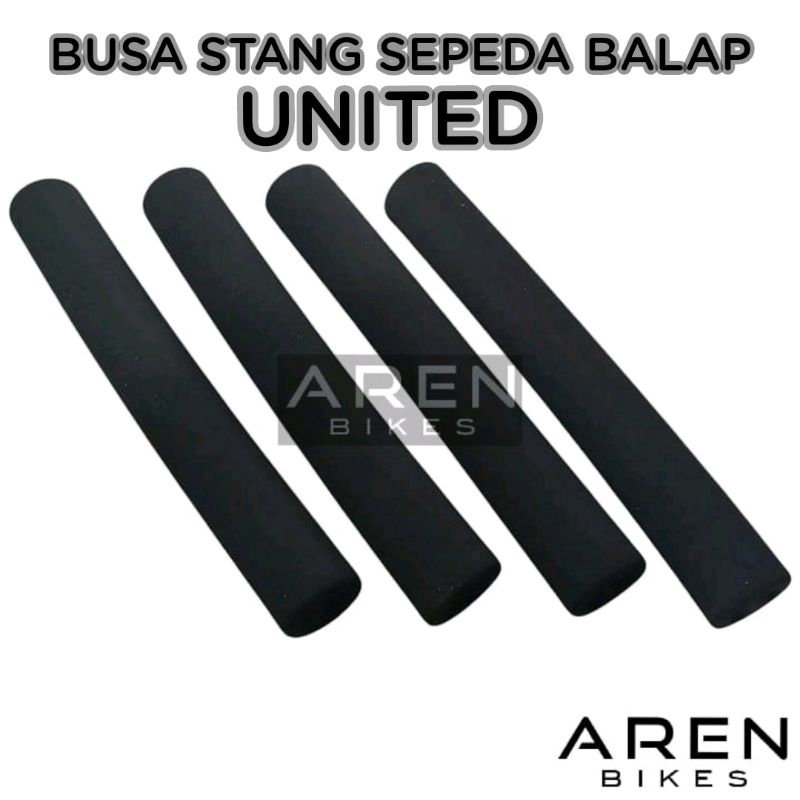 Jual (ISI 1 BIJI) BUSA STANG SEPEDA BALAP UNITED SPON HANDGRIP DROPBAR ...
