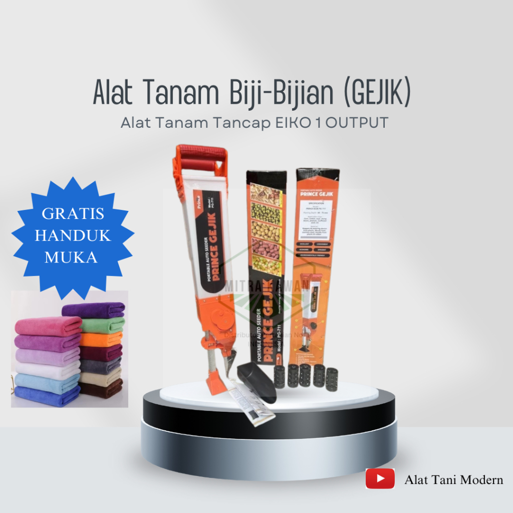 Jual Alat Tanam Jagung Tancap Gejik Alat Tanam Benih Tunggal 1 output ...