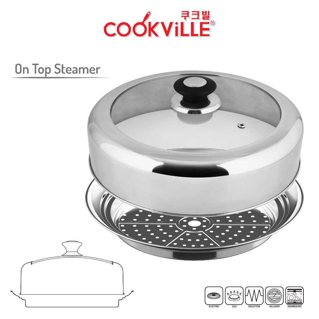 Jual [COOKVILLE] On Top Steamer - Alat Pengukus | Shopee Indonesia