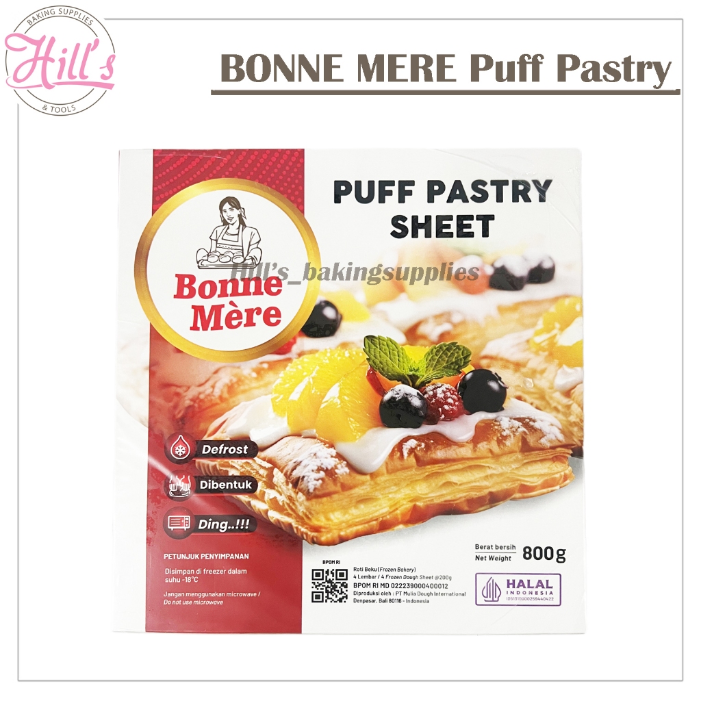Jual BONNE MERE PUFF 800 gr & DANISH PASTRY SHEET 750 gr / KULIT ...