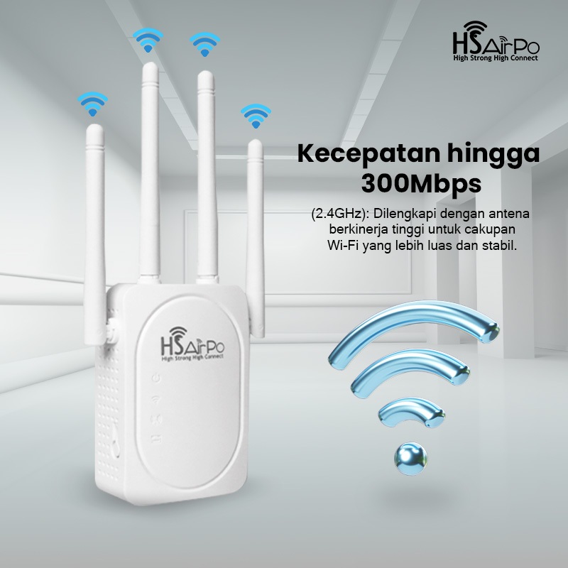 Jual HSAirPo Wifi Repeater Wireless Wifi Range Extender Router Reapeter ...