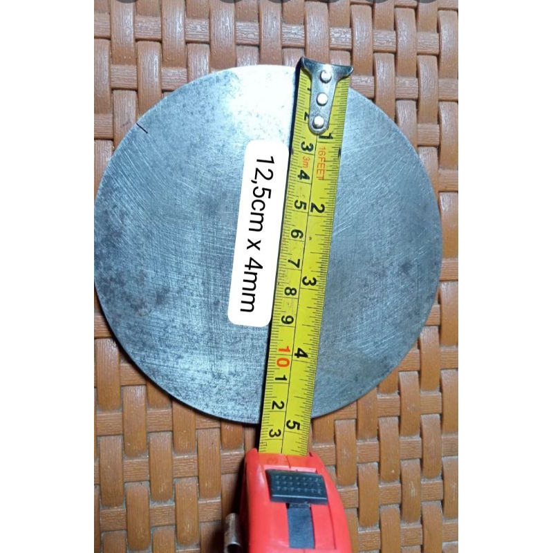 Jual TAPAK LAYOS UKURAN ( DIAMETER X TEBAL ) 12,5CM X 4MM PLAT BESI ...