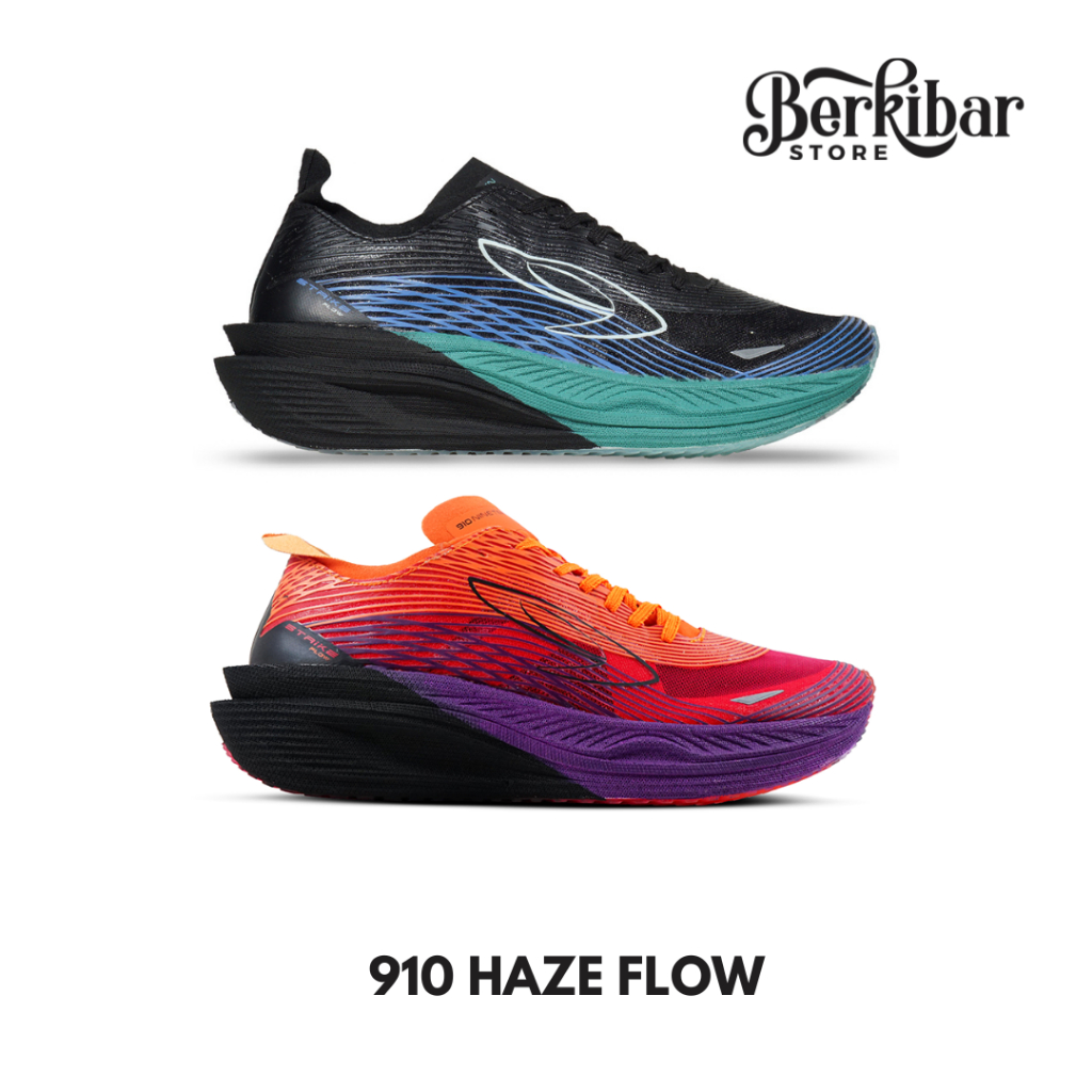 Jual Sepatu Running TPU Plate 910 Haze Flow (Hitam/Biru/Hijau, Hitam ...