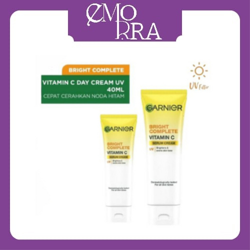 Jual Garnier Bright Complete Day Cream UV Filter 20ml/40ml | Shopee Indonesia