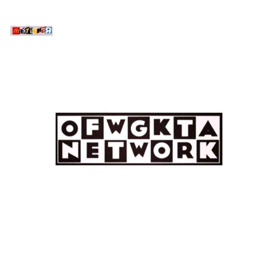 Jual sticker OFWGKTA NETWORK logo stiker hophop oddfuture golfwang ...
