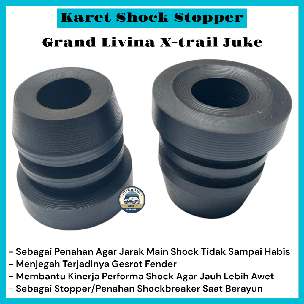 Jual Karet Stopper Shockbreaker Stoper Shock Depan Grand Livina X-trail ...