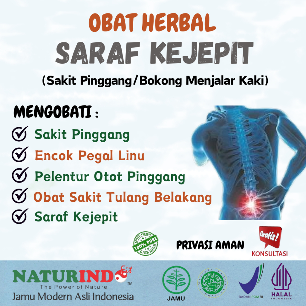 Jual Obat saraf kejepit sakit pinggang dan kaki kesemutan encok pegel ...