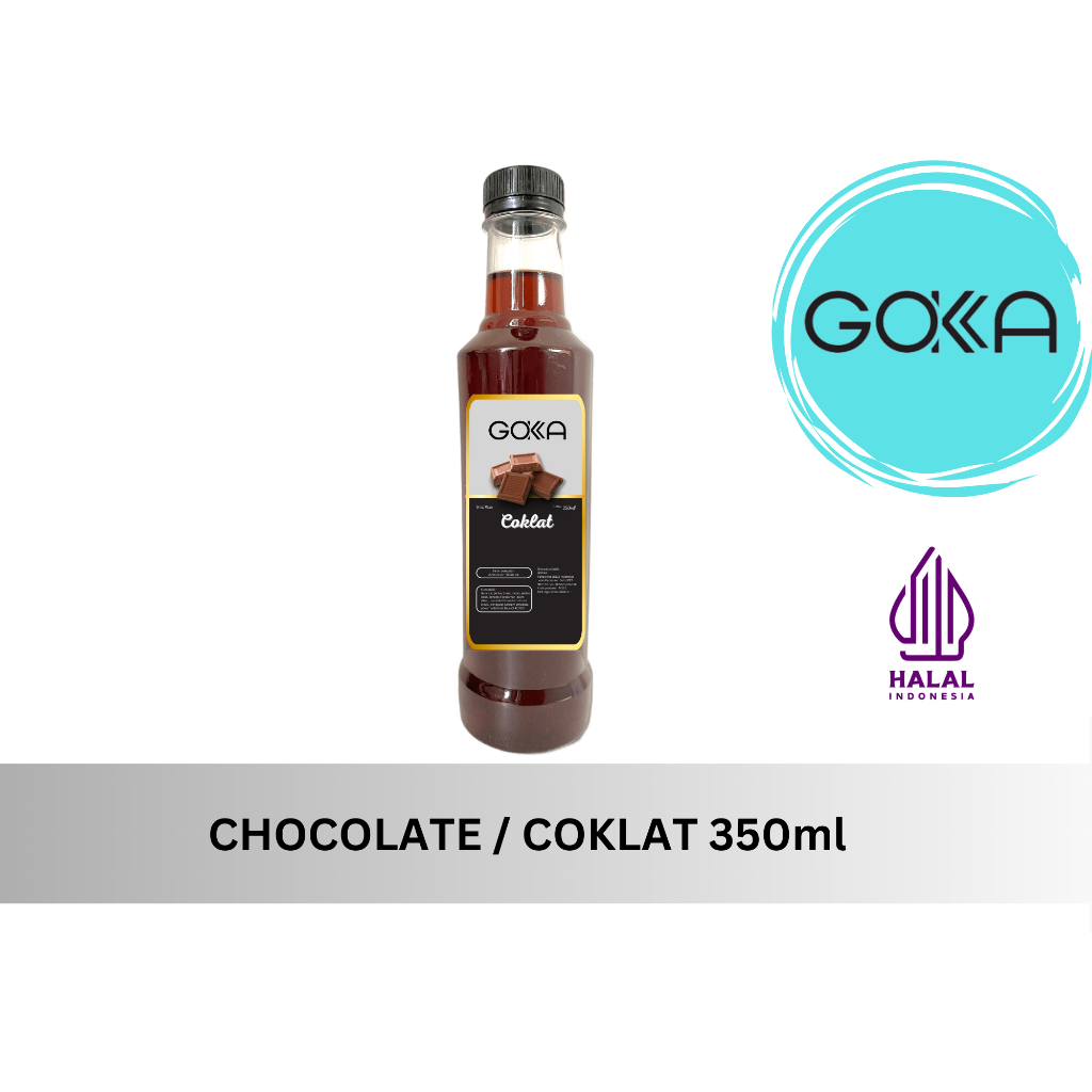 Jual GOKKA Sirup Minuman Rasa Coklat 350ml Syrup | Shopee Indonesia