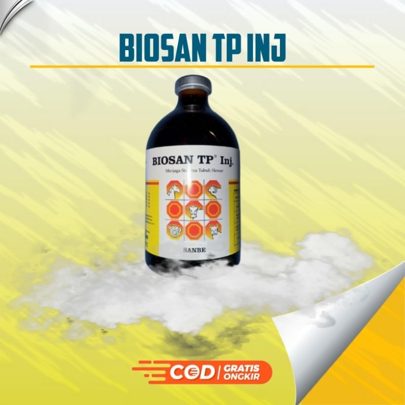 Jual Biosan TP Inj 100 ml Injeksi Menjaga Stamina Tubuh Hewan | Shopee ...
