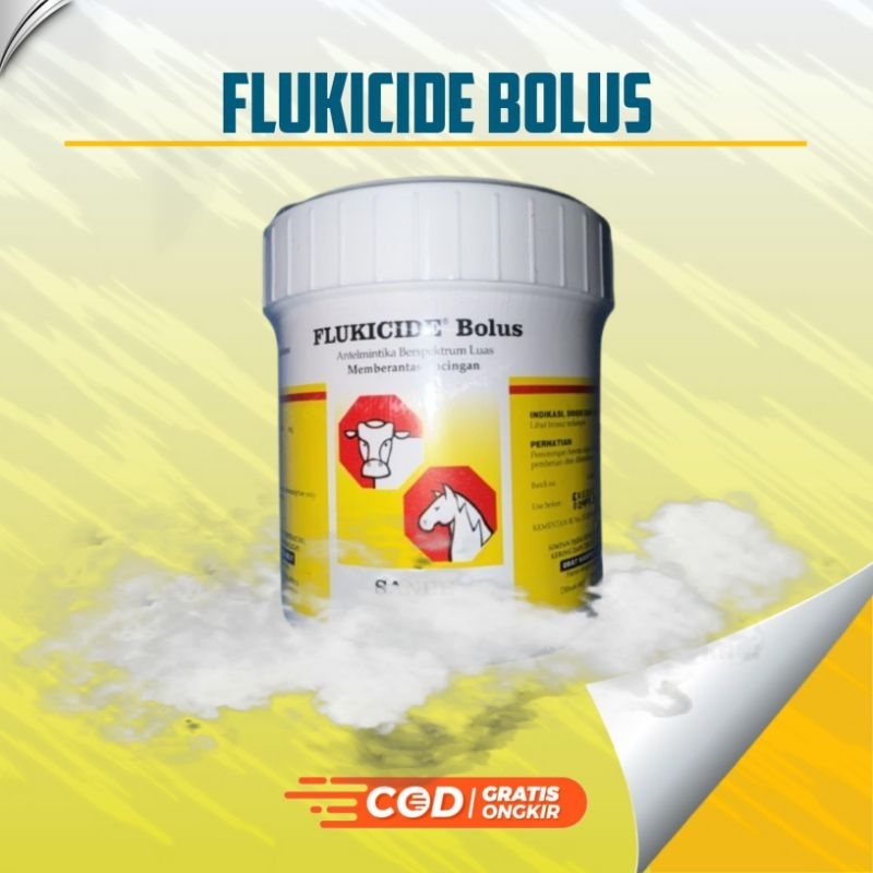 Jual Flukicide 42 bolus Obat Cacing Sapi Kuda Flukicid | Shopee Indonesia