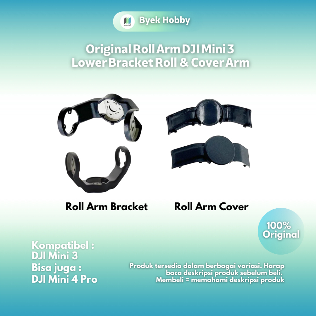 Jual Original Roll Arm DJI Mini 3 Mini 4 Pro Lower Bracket Roll & Cover ...