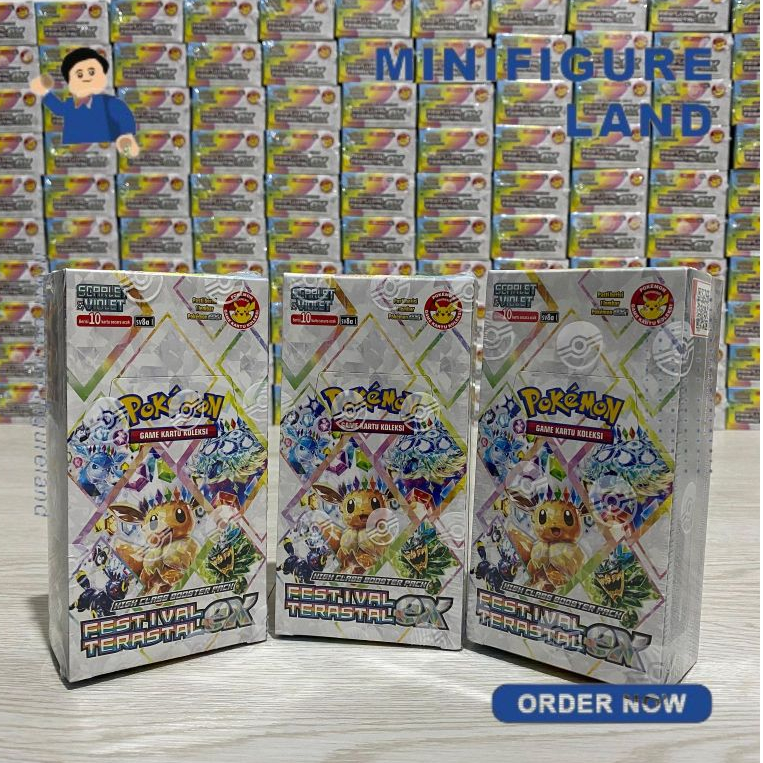 Jual Pokemon TCG INDONESIA SV8A Terastal Festival Ex Eevee Booster Box (INDONESIA) Authentic ...