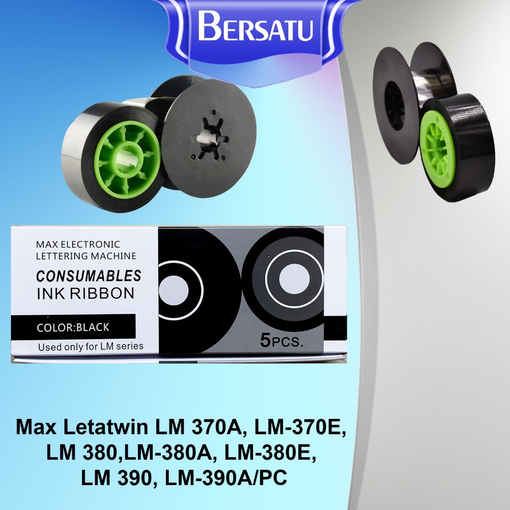 Jual Ink Ribbon Letatwin Max LM-IR300B u/ LM 370A, LM 380, LM 390, LM ...