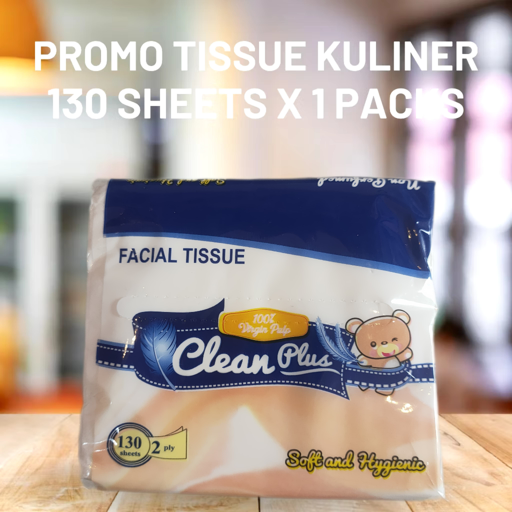 Jual V2_Tissue Clean Plus Pop Up 130 sheet paket, Tisu Kecil (Tisu ...