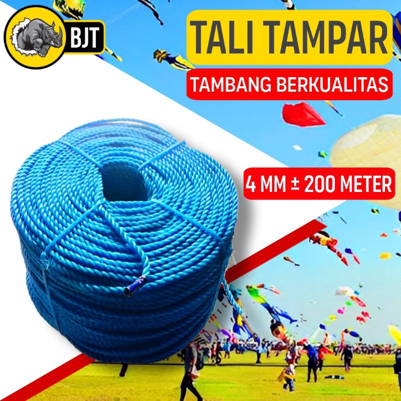 Jual Tali Tampar/Tambang 4 mm Panjang 200 meter | Shopee Indonesia
