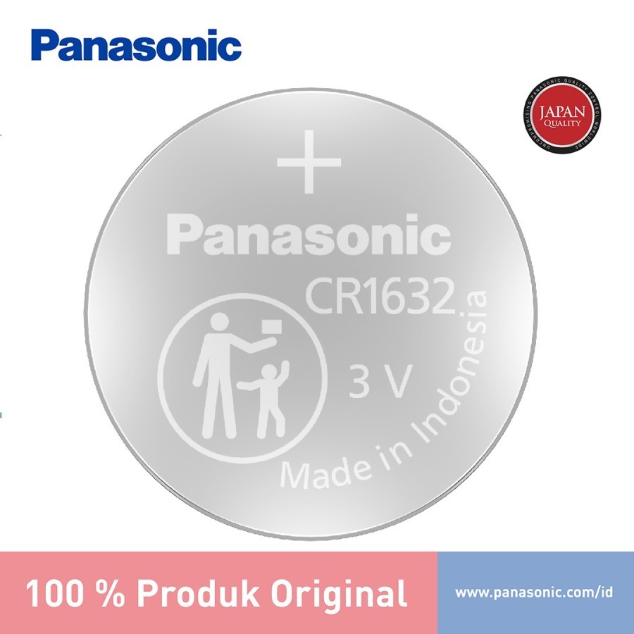 Jual Panasonic Baterai Lithium Koin CR1632 Battery Lithium Coin CR1632 | Shopee Indonesia