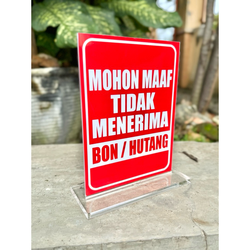 Jual AKRILIK MEJA UKURAN 15x20cm INFO MOHON MAAF TIDAK MENERIMA BON ...