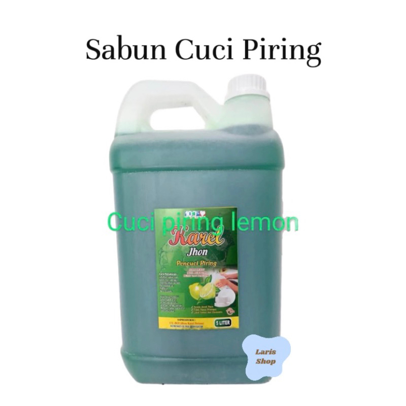 Jual Sabun Cuci Piring Dishwashing 5 Liter Sabun Pencuci Piring Wangi ...
