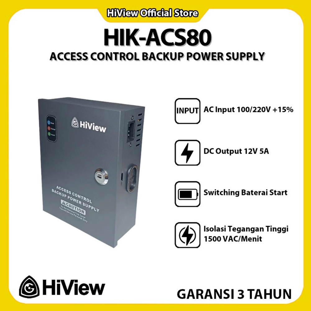 Jual HiView HIK-ACS80 Access Control Power Supply Backup | Shopee Indonesia