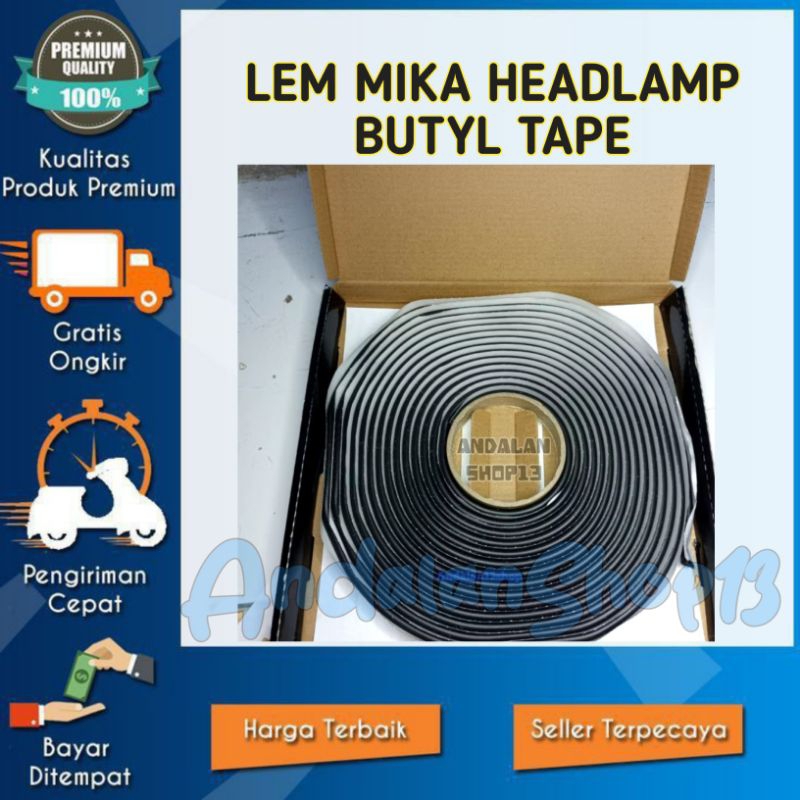 Jual Rubber butyl tape sealant lem mika lampu doortrim lem dodol ...