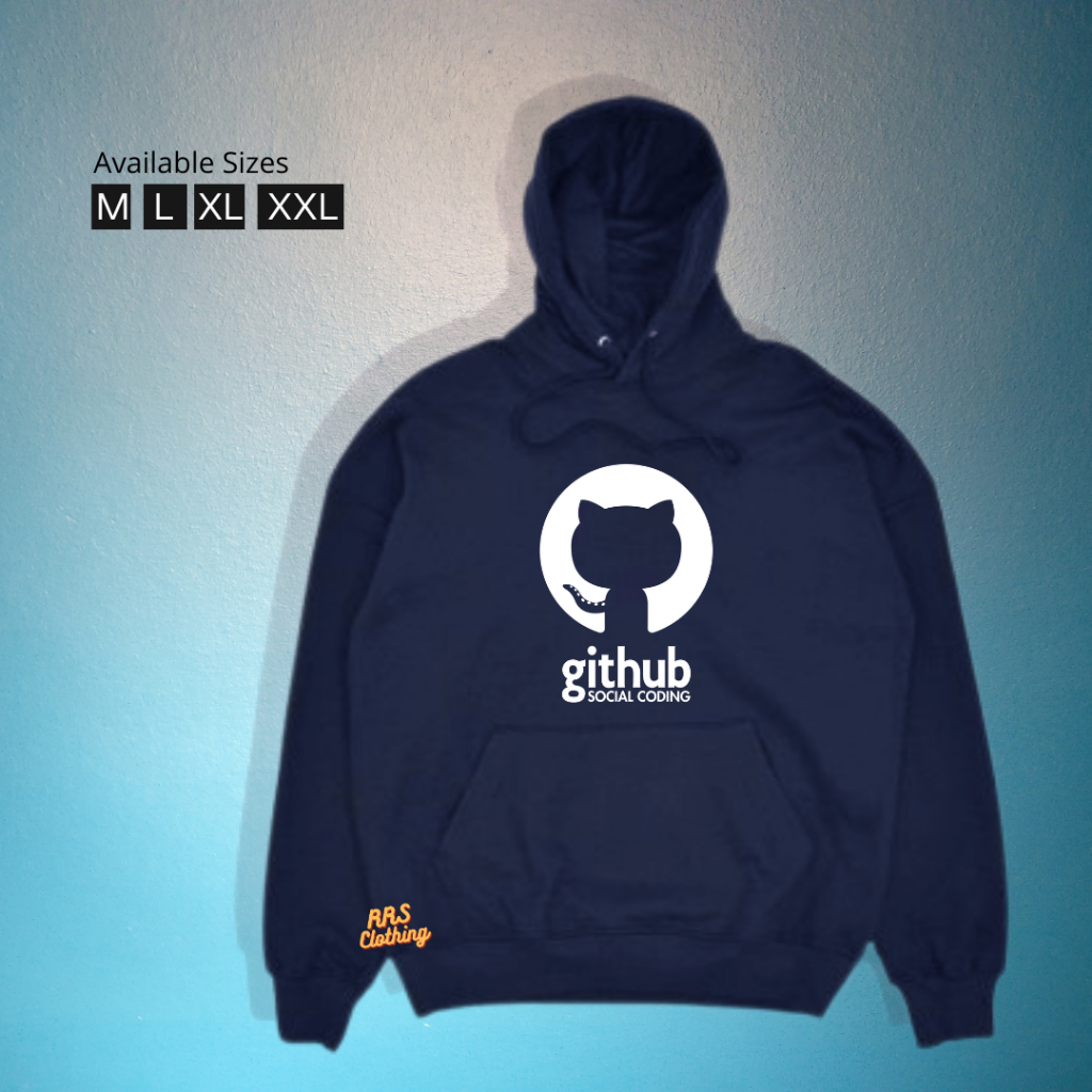 Jual Jaket Hoodie Cotton Fleece Programmer Github Social Coding | Shopee Indonesia