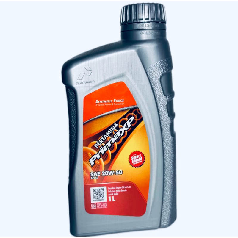 Jual OIL / OLI PELUMAS OLI PRIMA XP 1 LITER OLI MOTOR MOBIL SAE 20W ...