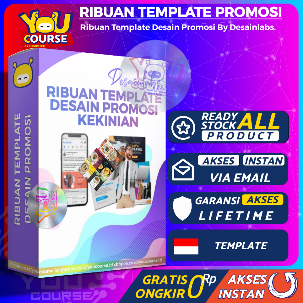 Jual RIBUAN TEMPLATE DESAIN BANNER KEKINIAN - Untuk Sosial Media Dan ...