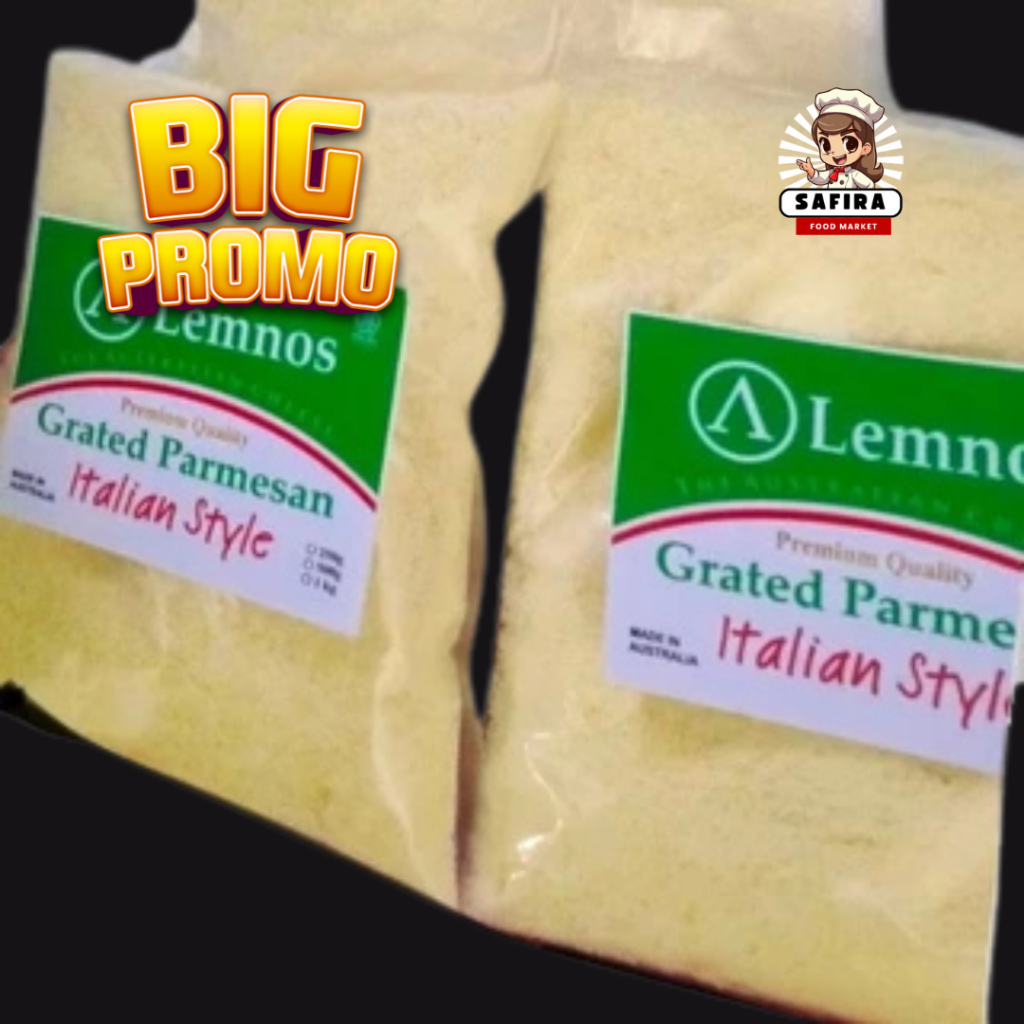 Jual Lemnos Parmesan Cheese 100 GR / Grated Parmesan / Parmesan Parut ...