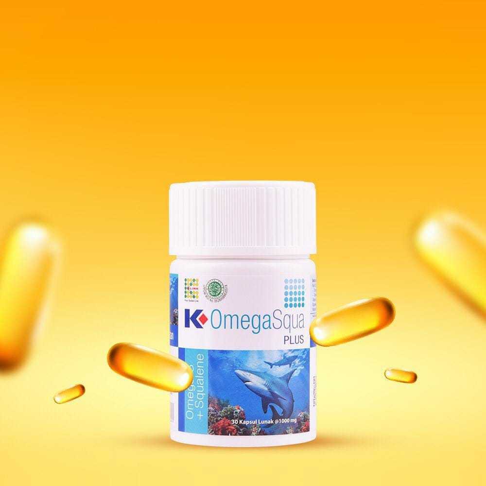 Jual K OMEGA SQUA K-Link Original BPOM (1 Botol isi 30 Softgel) Omega ...